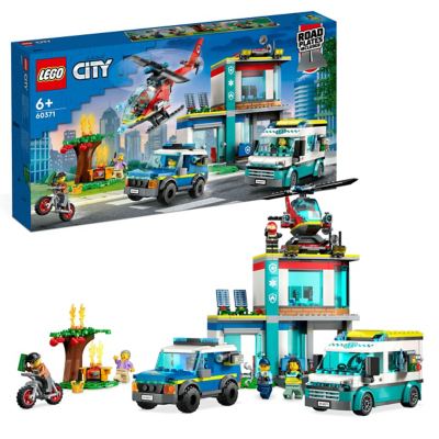 LEGO City Police Emergency Vehicles HQ Set 60371 | Toys & Character ...