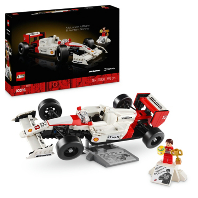 LEGO Icons McLaren MP4/4 & Ayrton Senna Set for Adults 10330 | Toys ...