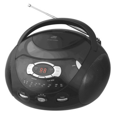 Asda Direct - ASDA CD Boombox with FM Radio, Black - Special Savings ...