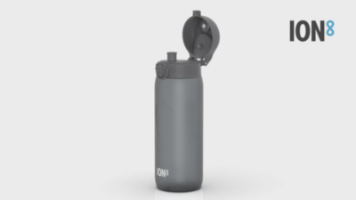 ION8 Leakproof 750ml Sports Water Bottle Grey | Home | George at ASDA