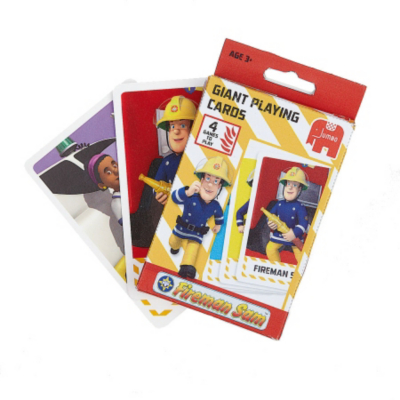 Jumbo Games Fireman Sam Giant Playing Cards 17544 Childs Toy - review ...