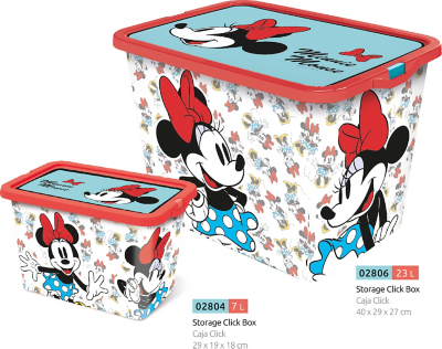 Disney Minnie Mouse Red & Blue Storage Boxes | Home | George at ASDA