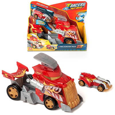 T-Racers Mix 'N Race - Fire Launcher Truck | Action Figures & Playsets ...