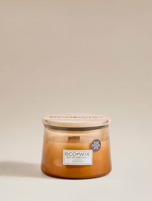 Eco Wix Natural Large Jar Gingerbread Candle | Christmas | George at ASDA