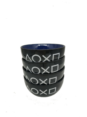Black PlayStation® Bowl - Set of 4 | George at ASDA
