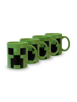 Minecraft Ceramic Mug - Set of 4 | George at ASDA