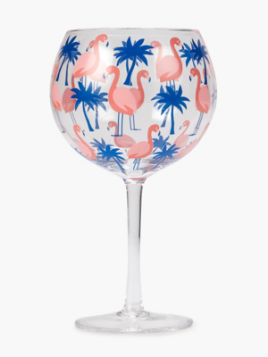 Pink Flamingo Gin Glass - Set of 4 | George at ASDA