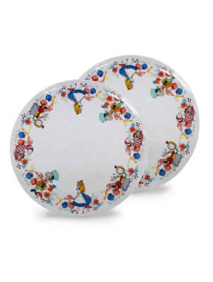 Disney Alice In Wonderland Dinner Plate - Set of 4 | George at ASDA