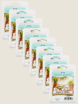 Pacific Wax Co Tropical Shores Wax Melts - Set of 8 | George at ASDA