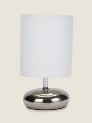 White Pebble Shape Lamp - Set of 2 | George at ASDA