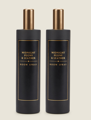 Midnight Peony & Leather Classics Room Spray - Set of 2 | George at ASDA