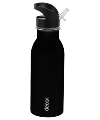 Decor Black Stainless Steel Bottle - Set of 2 | George at ASDA