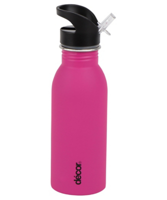Decor Pink Stainless Steel Bottle - Set of 2 | George at ASDA