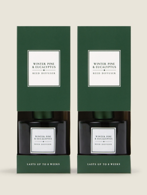 Green Christmas Classic Reed Diffuser - Set of 2 | George at ASDA