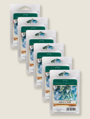 Pacific Wax Co Spruce & Snow Wax Melts - Set of 6 | George at ASDA