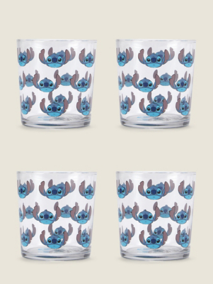 Disney Stitch Mixer Glass - Set of 4 | George at ASDA