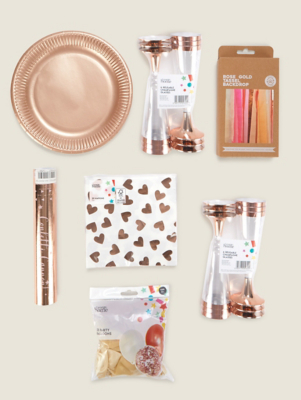 Rose-Gold Party Kit | George at ASDA