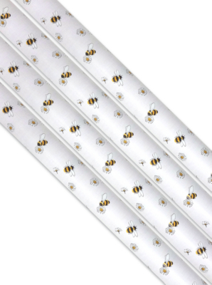 Spring Bee Print 3M Roll Wrap - Set of 4 | George at ASDA
