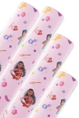 Disney Princess 2M Roll Wrap - Set of 4 | George at ASDA