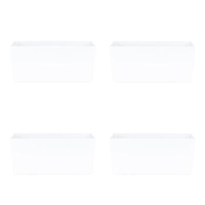 Studio Basket 5.02 Rectangular White - Set of 4 | George at ASDA