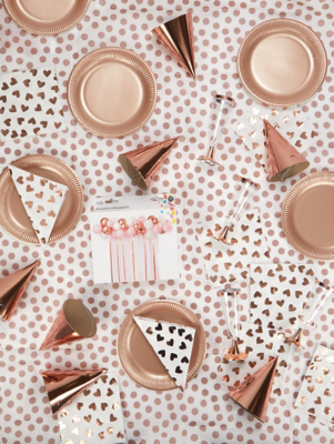 Rose Gold-Tone Party Kit | George at ASDA