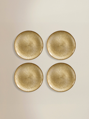 Gold-Tone Side Plate - Set of 4 | George at ASDA