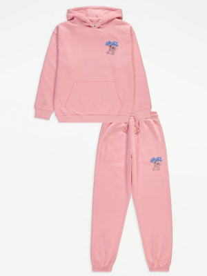 Disney Lilo and Stitch Pink Angel Tracksuit | George at ASDA