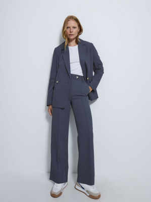 Slate Blue Double Breasted Blazer and Trousers Co-ord | George at ASDA